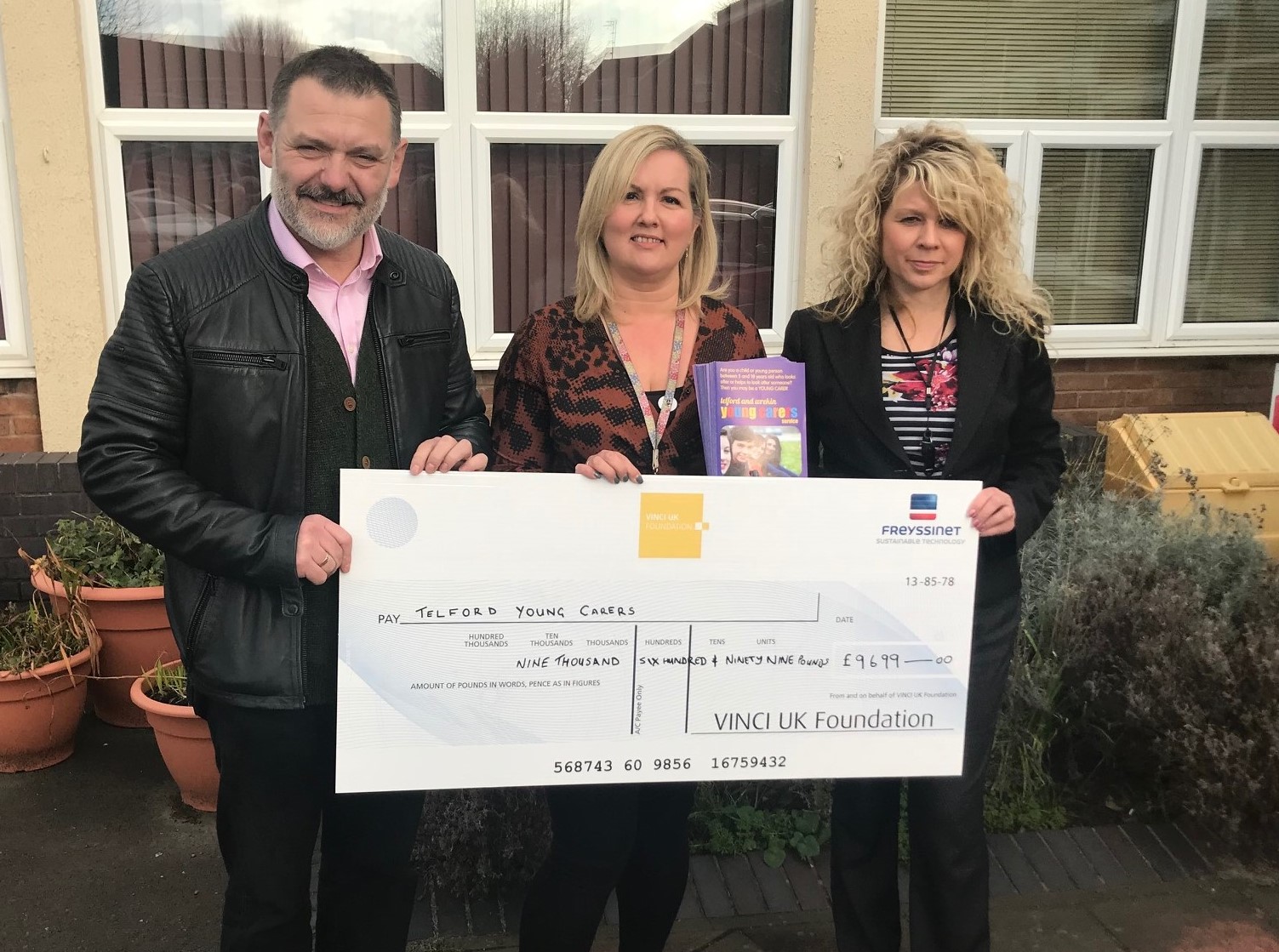 Telford Young Carers receives VINCI UK Foundation funding - FreyssinetUK