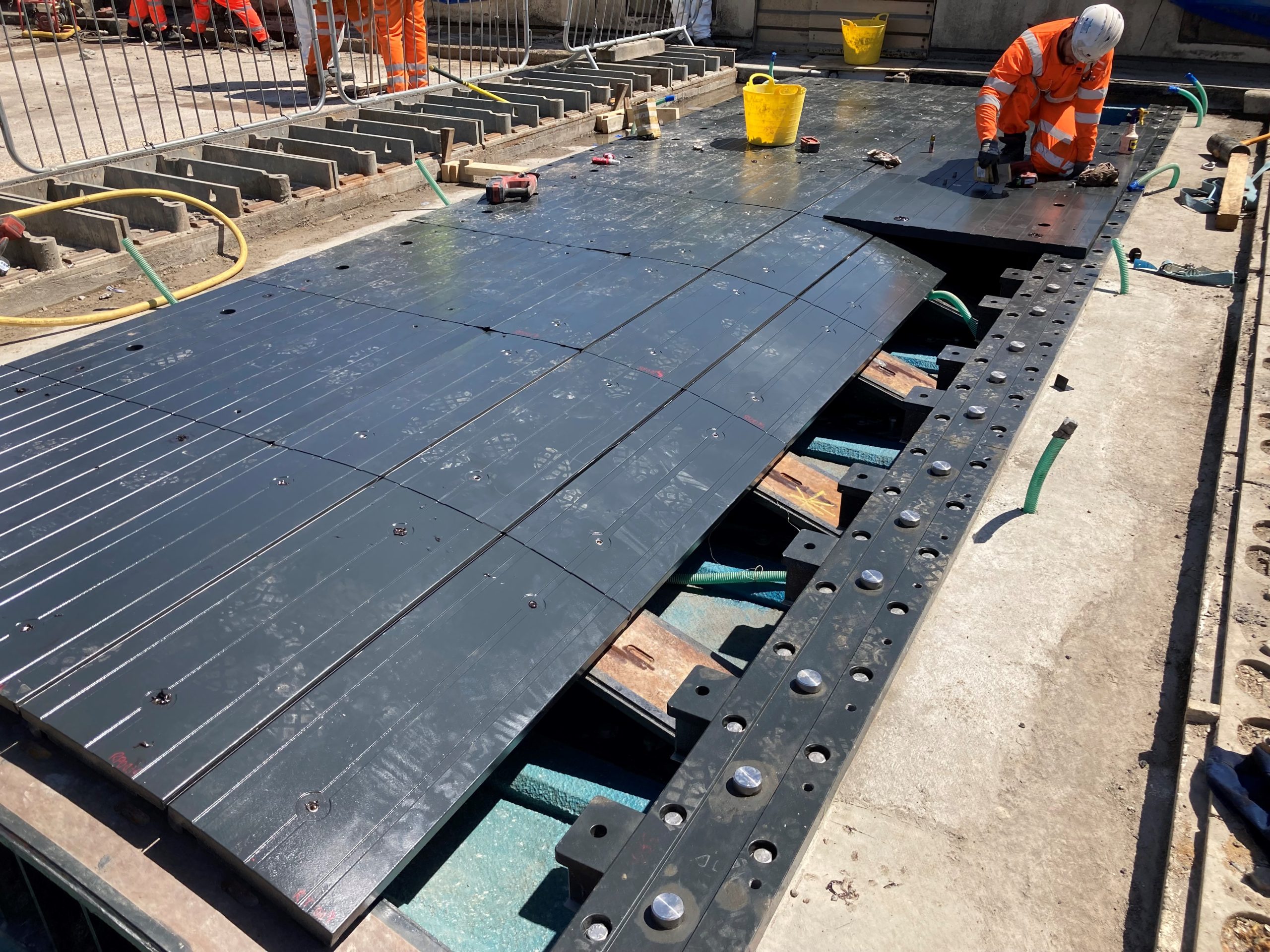 Roller shutter joint installation – A40 Westway Refurbishment, London ...